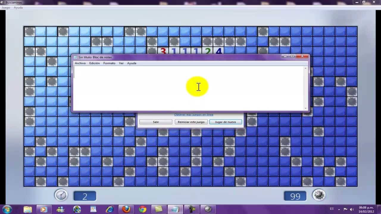 Truco De Buscaminaswindows7 Youtube