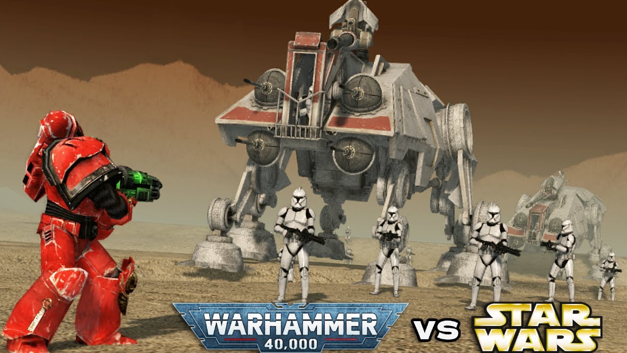 Space Marines vs Clone Troopers - Warhammer 40k vs Star Wars - Men of ...