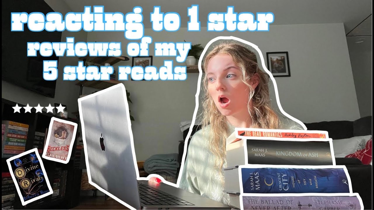 reacting to 1 star reviews of my 5 star books! - YouTube