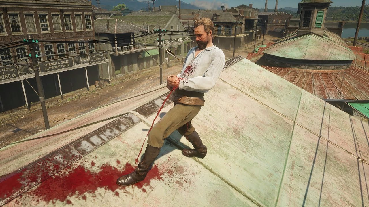 RDR2 Ultra Detailed Slow Motion Gameplay | Immersive Wild West Action ...
