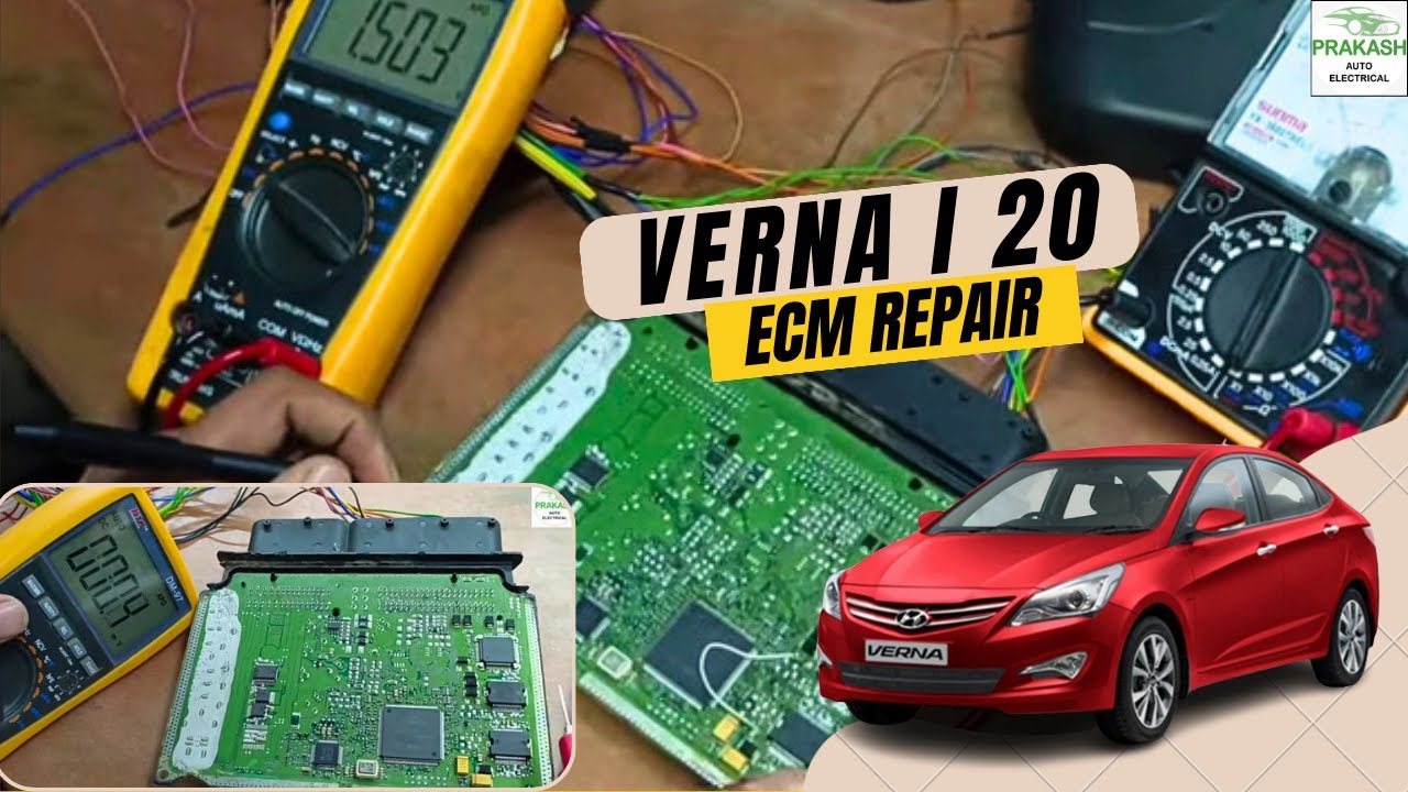 VERNA I 20 BOSCH ECM REPAIR CHECK LIGHT - YouTube