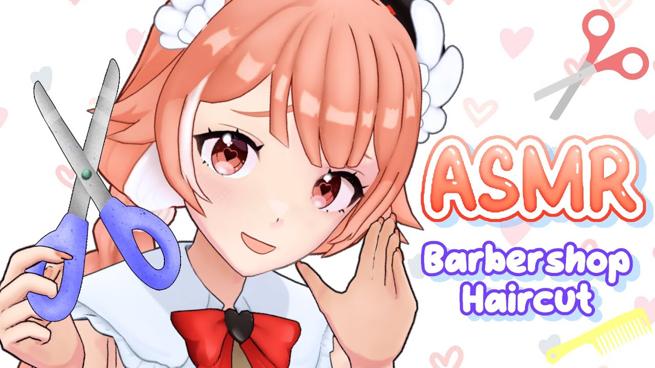 ASMR barbershop ♡ haircut and styling for sleep - YouTube