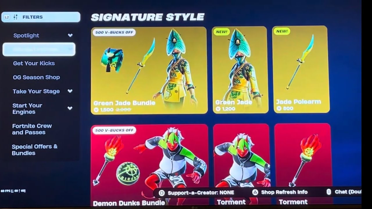 New Green Jade bundle is now here in the item shop - YouTube