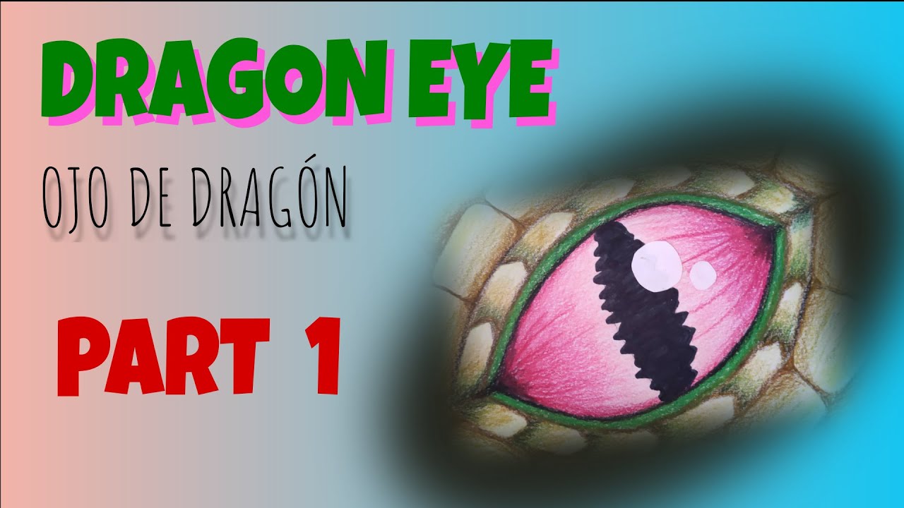 HOW TO DRAW A DRAGON EYE FOR BEGINNERS STEP BY STEP | Tutorial ojo de ...