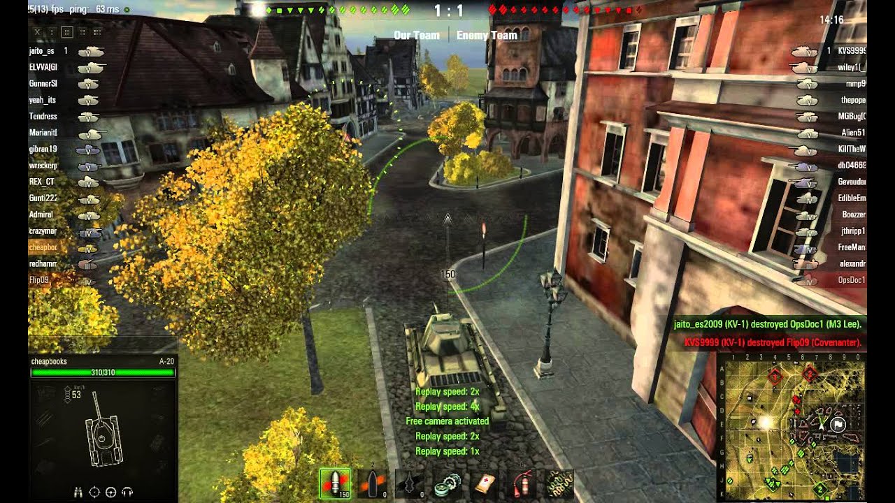 World Of Tanks - Russian A20 - Siegfried Line Map - YouTube