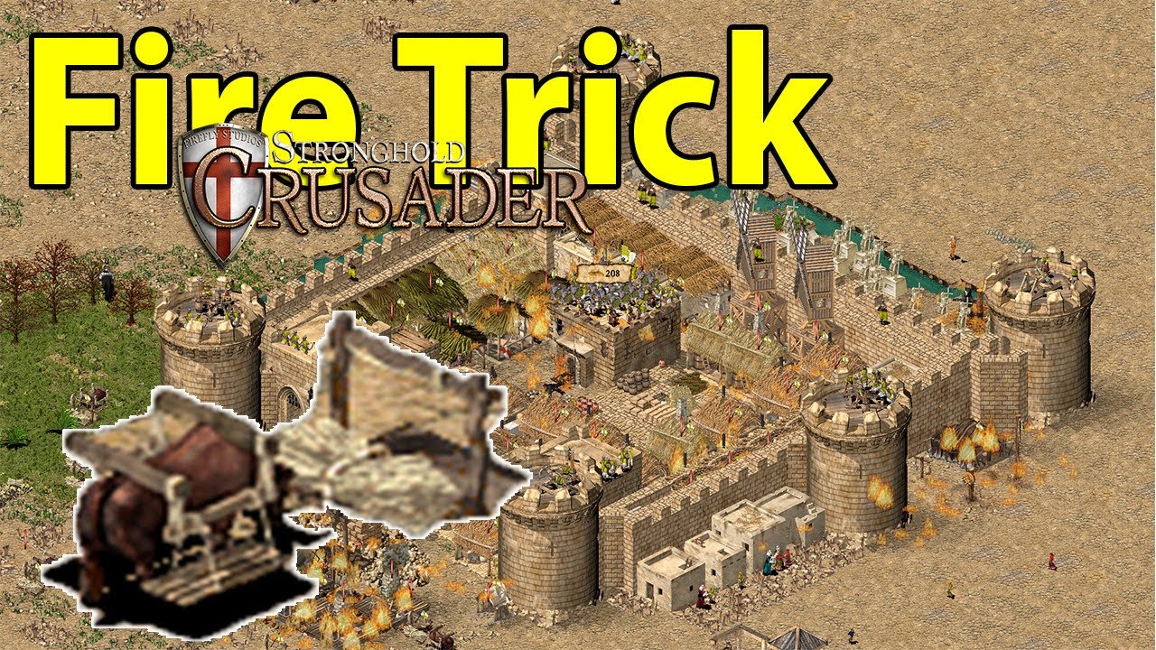 Ox Tether Trick | Stronghold Crusader (new Trick) | Stronghold Crusader Fire Trick - YouTube