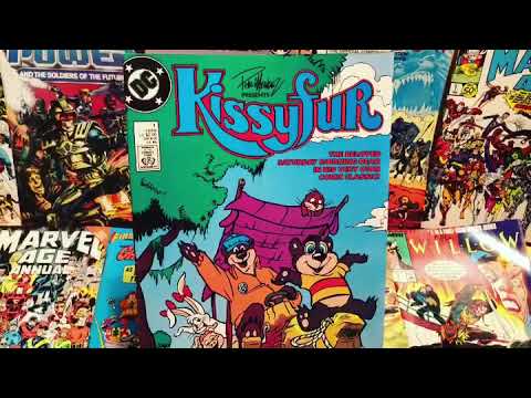KissyFur #1 Issue Comic Book 1989 1980s 80s Then 80s Now - YouTube