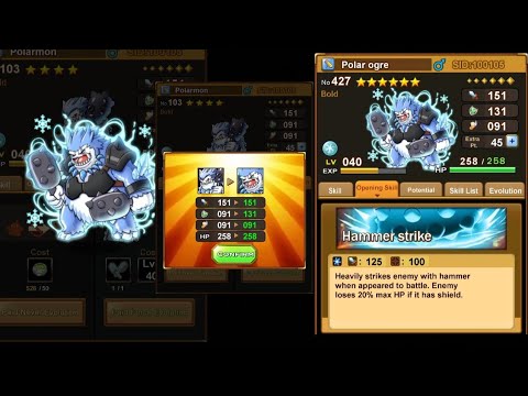 let's evolve my perfect/full dias polarmon into polar ogre || Bulu Monster - YouTube