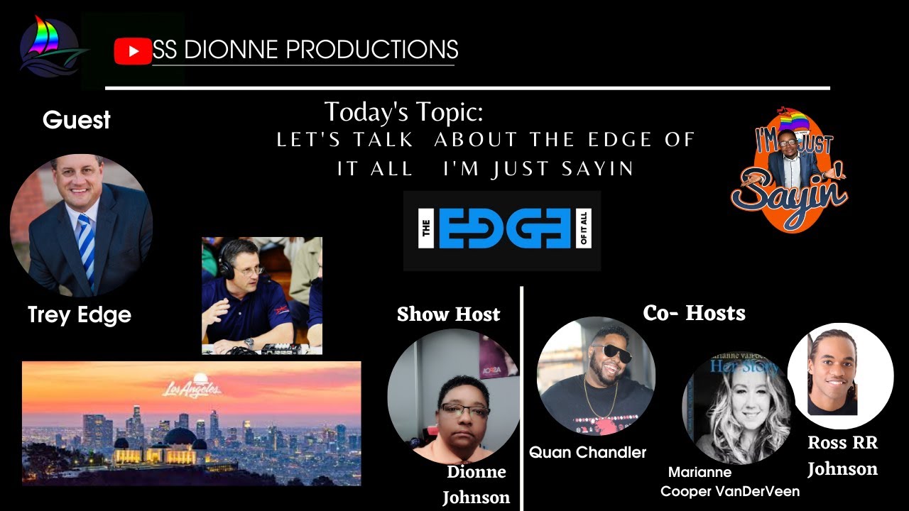 Trey Edge who is a broadcast journalist and the creator of the podcast ...