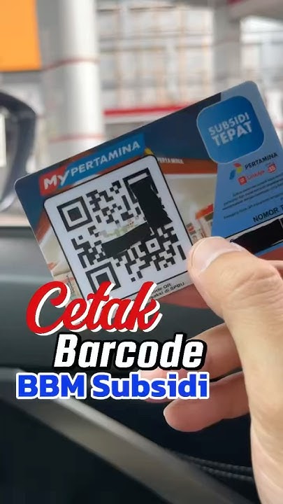 Cara Daftar BBM Subsidi MyPertamina Terbaru 2024 | Cara Cetak Barcode Subsidi BBM - YouTube