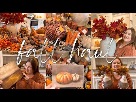 🍁2023 FALL DECOR HAUL | COZY FALL DECOR IDEAS | FALL DECORATING 2023 ...