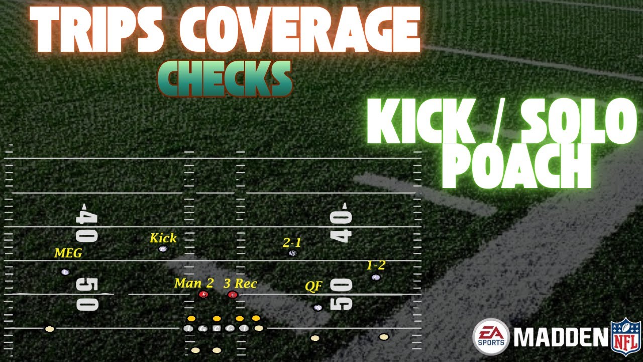 Trips Coverage Checks - Library - Kick.Solo.Poach - Video 1 - Madden ...