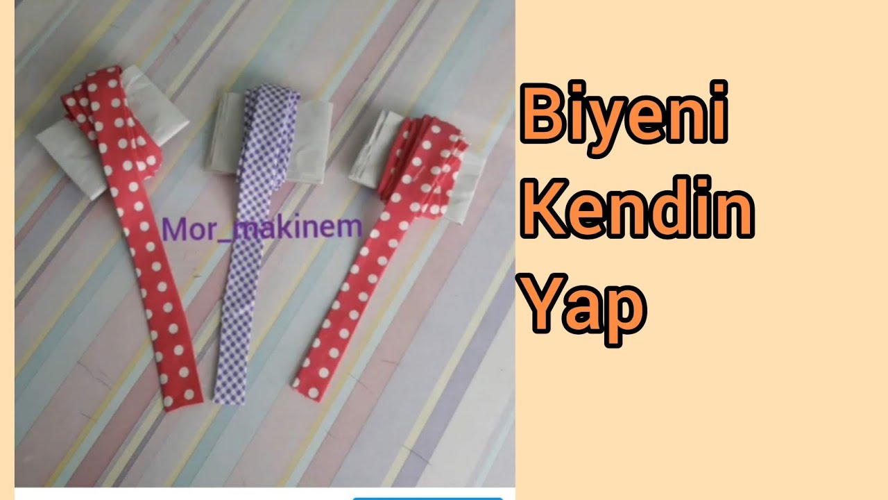 Biye yapımı/ Biyeni kendin dik/diy - YouTube