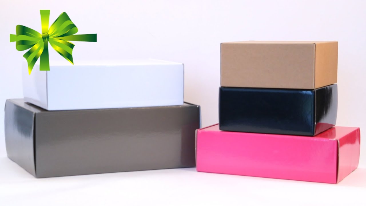 Geschenk- en Verzenddozen Rolo Introductie en Vouwinstructies - YouTube