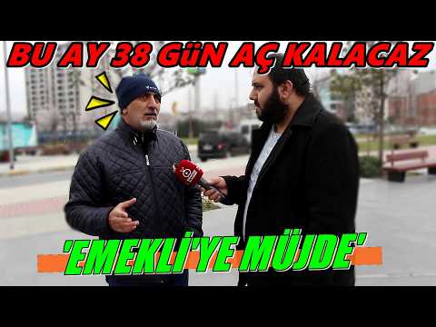 EMEKLİYE MÜJDE | Bayram İkramiyeli Maaşlar 8 Gün Erken Yattı | SOKAK RÖPORTAJLARI