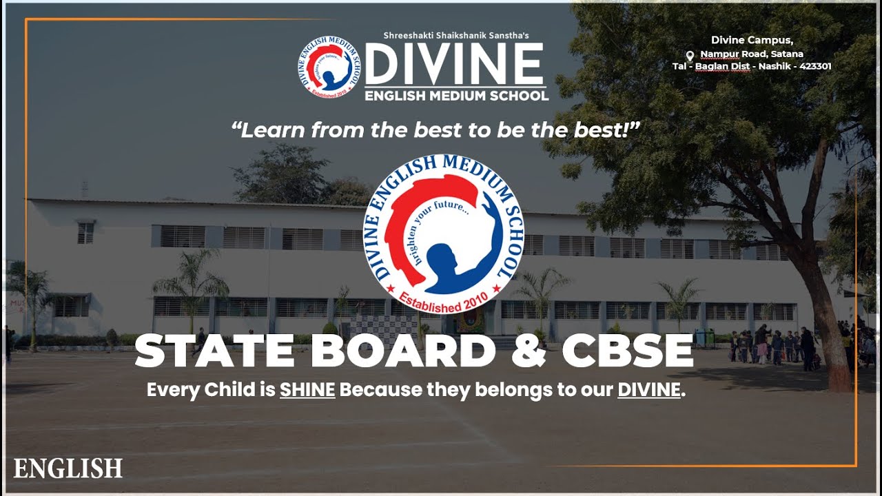 Divine English Medium School || Admission Open || 2024-25 || English ...