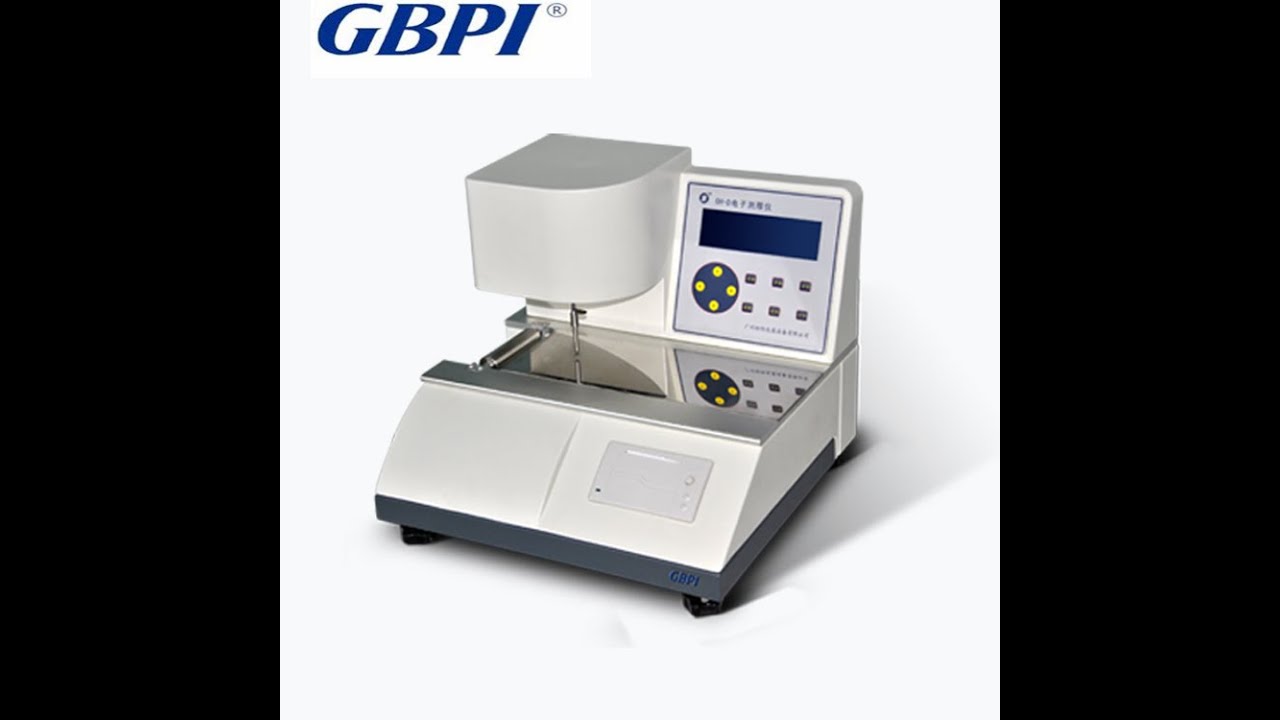 (GBPI) GH-D Electronic Thickness Tester - YouTube