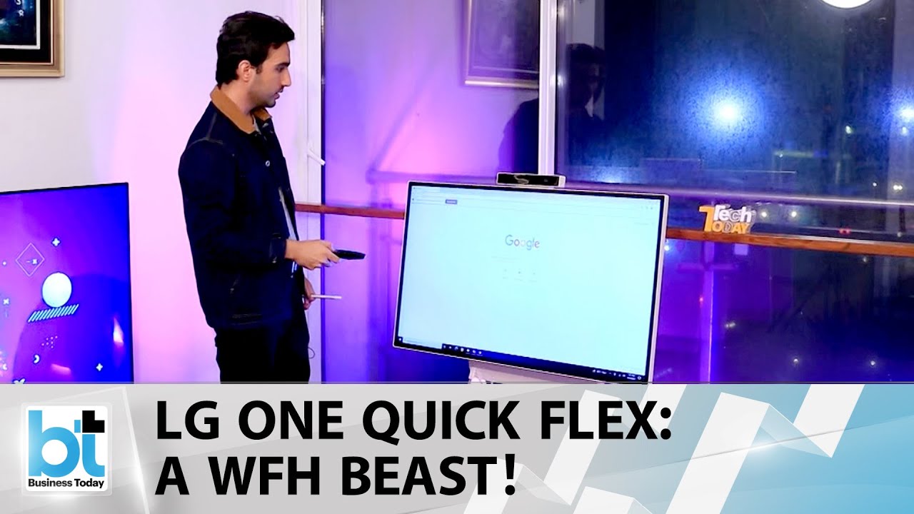 This LG One Quick Flex is mind-blowing tech. But is it an ideal WFH ...