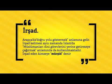 İrşad Kelimesinin Anlamını Öğrendiğinizde Çok Şaşıracaksınız