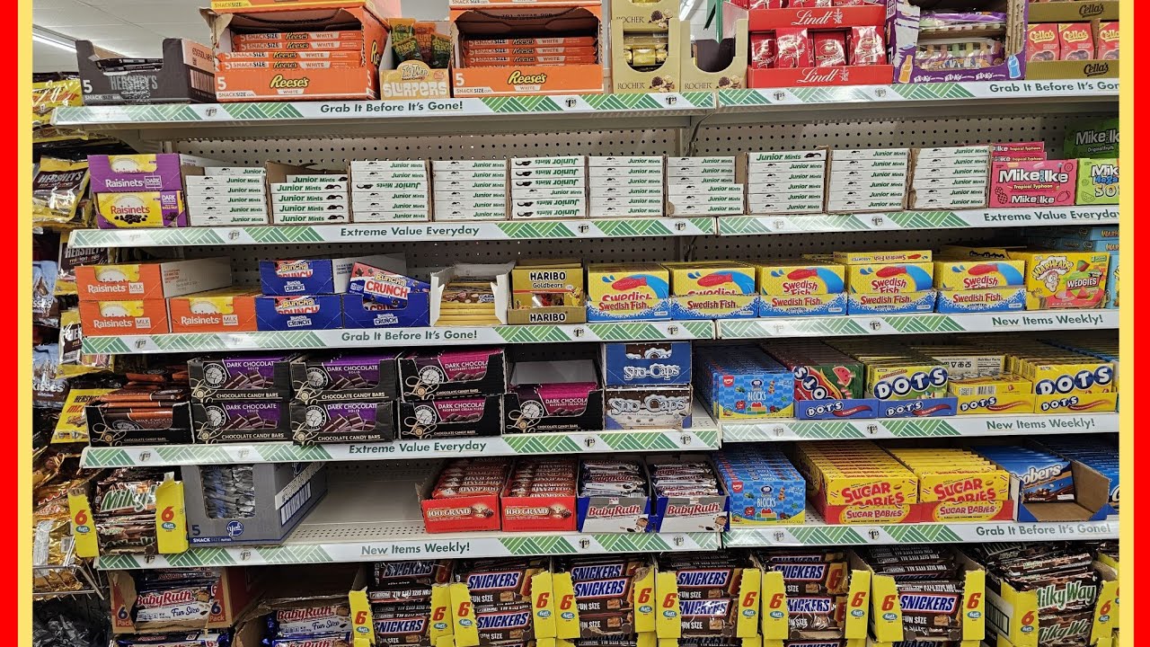 SAVE Alot of $$$ On Candy At Dollar Tree! Walkthrough! - YouTube