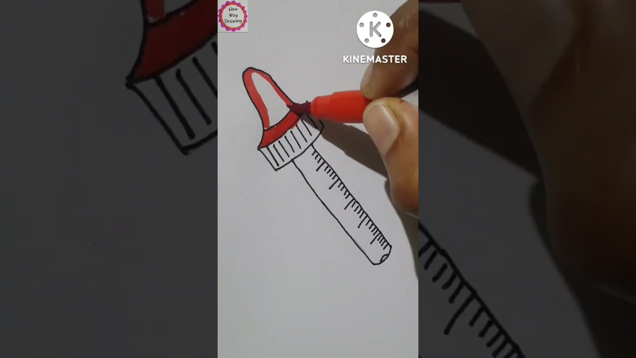 draw dropper//easy//creative art//stepbystep//colouring#NewWayDrawing# ...