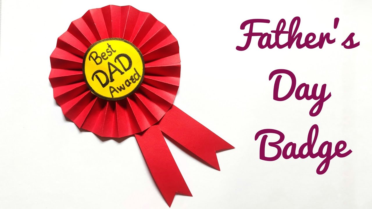 Award Ribbon 🎀 For Dad | DIY Father's Day Gift Ideas | How To Make ...