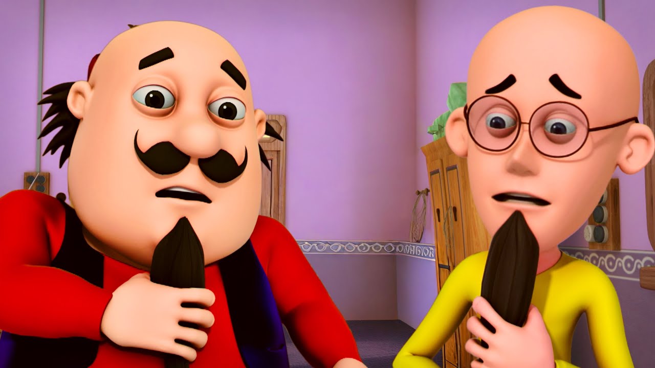 Motu Patlu की बढ़ी Bread जिसे छूते उसको भी अजाति Beard | Motu-Patlu ...