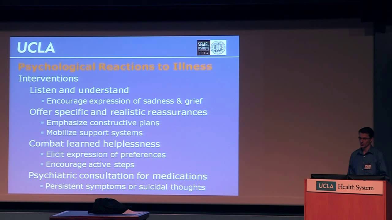 UCLA Psychiatrist David Merrill, M.D., discusses psychological recovery ...