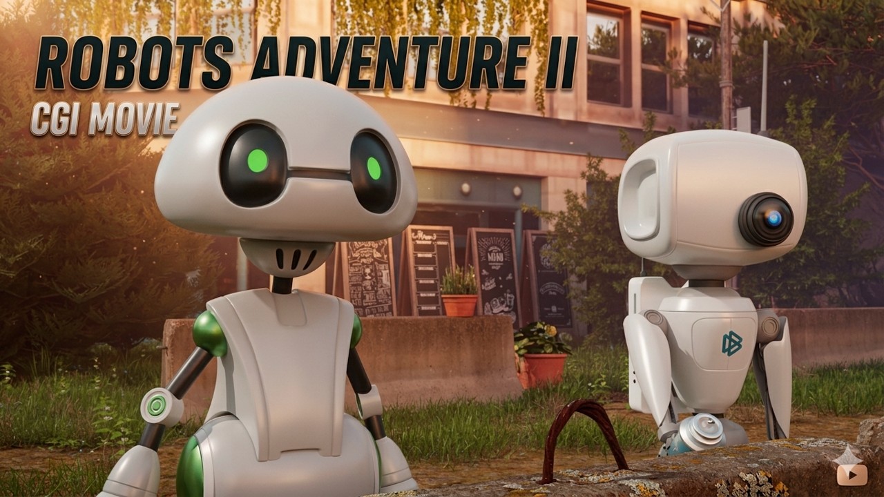 Robots Adventure II (CGI Movie) #blender #cgi #3d #cartoon #film - YouTube