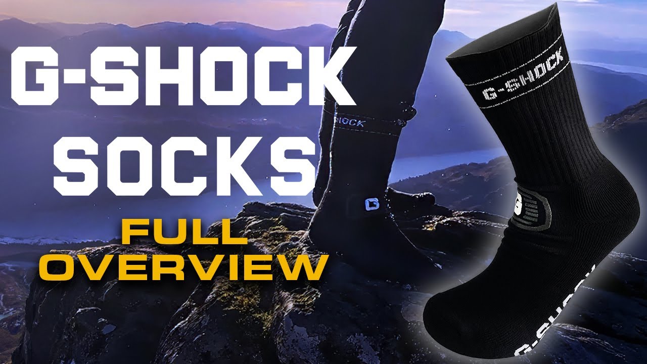 G-SHOCK SOCKS - FULL OVERVIEW - YouTube