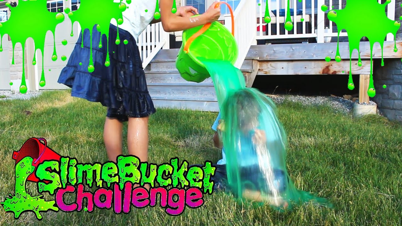 Slime Bucket Challenge for Charity and Awareness - YouTube