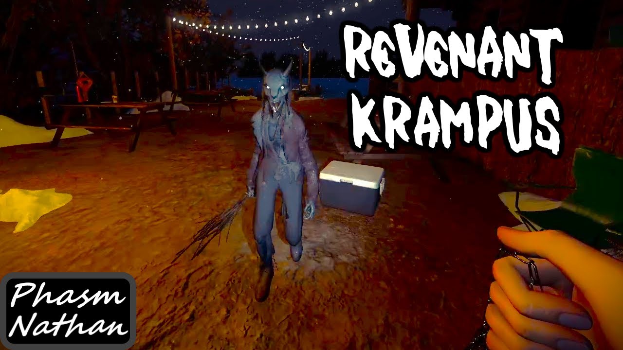 I FACED A REVENANT KRAMPUS | Phasmophobia Winter's Jest - YouTube
