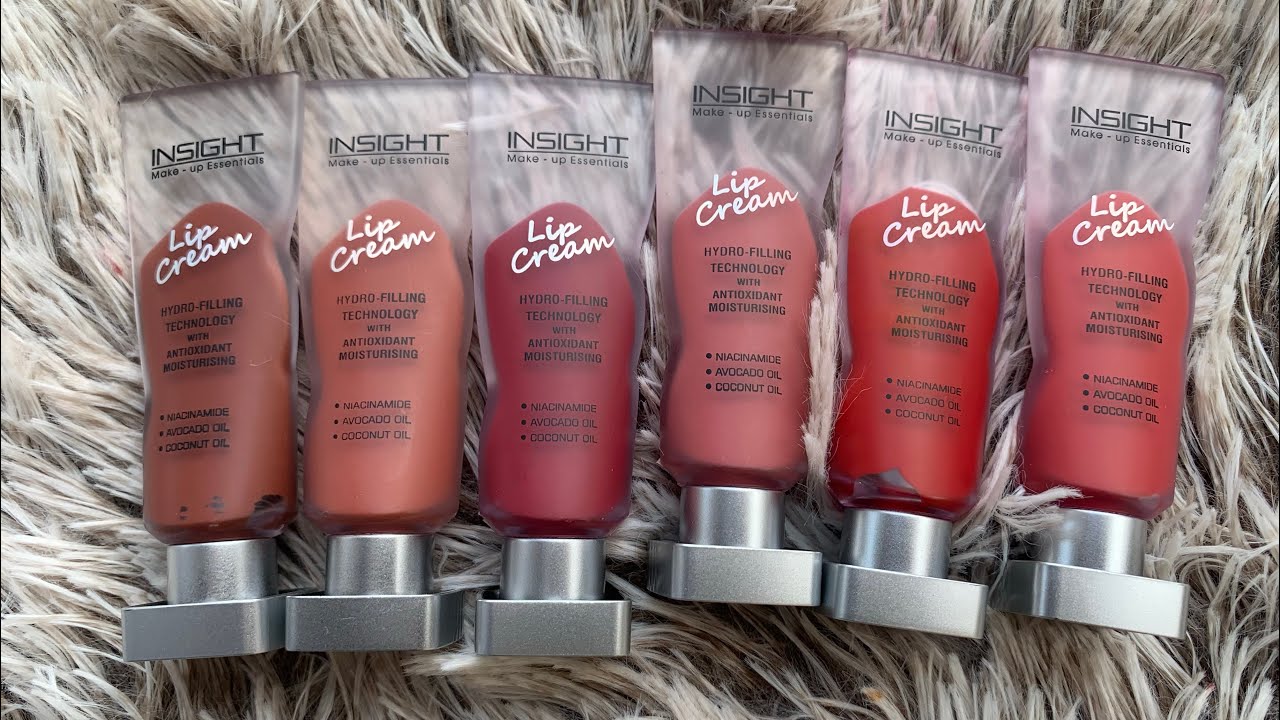 Insight lip cream Swatches in Natural light@Nykaa - YouTube