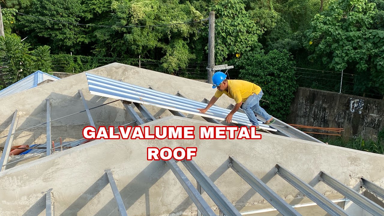 GALVALUME METAL ROOF MUNTINLUPA PROJECT UPDATE VIDEO#51 - YouTube