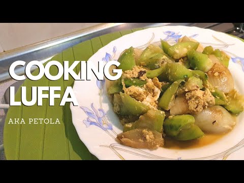 How To Cook Luffa With Egg - YouTube