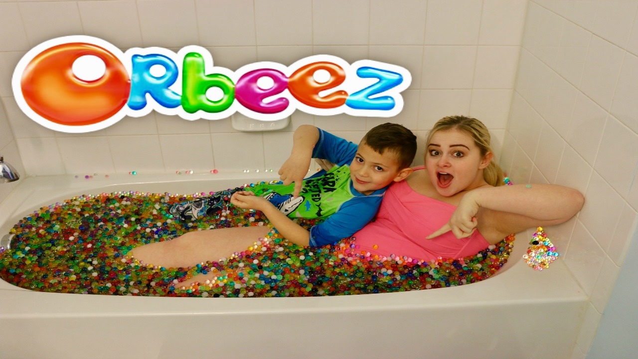 ORBEEZ BATH CHALLENGE - YouTube