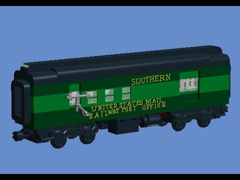 How To Build A Lego Crescent Limited Baggage Car 2/2🇺🇸 - YouTube