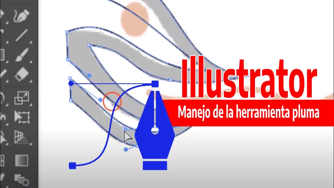 Illustrator: Manejo de la herramienta pluma - YouTube