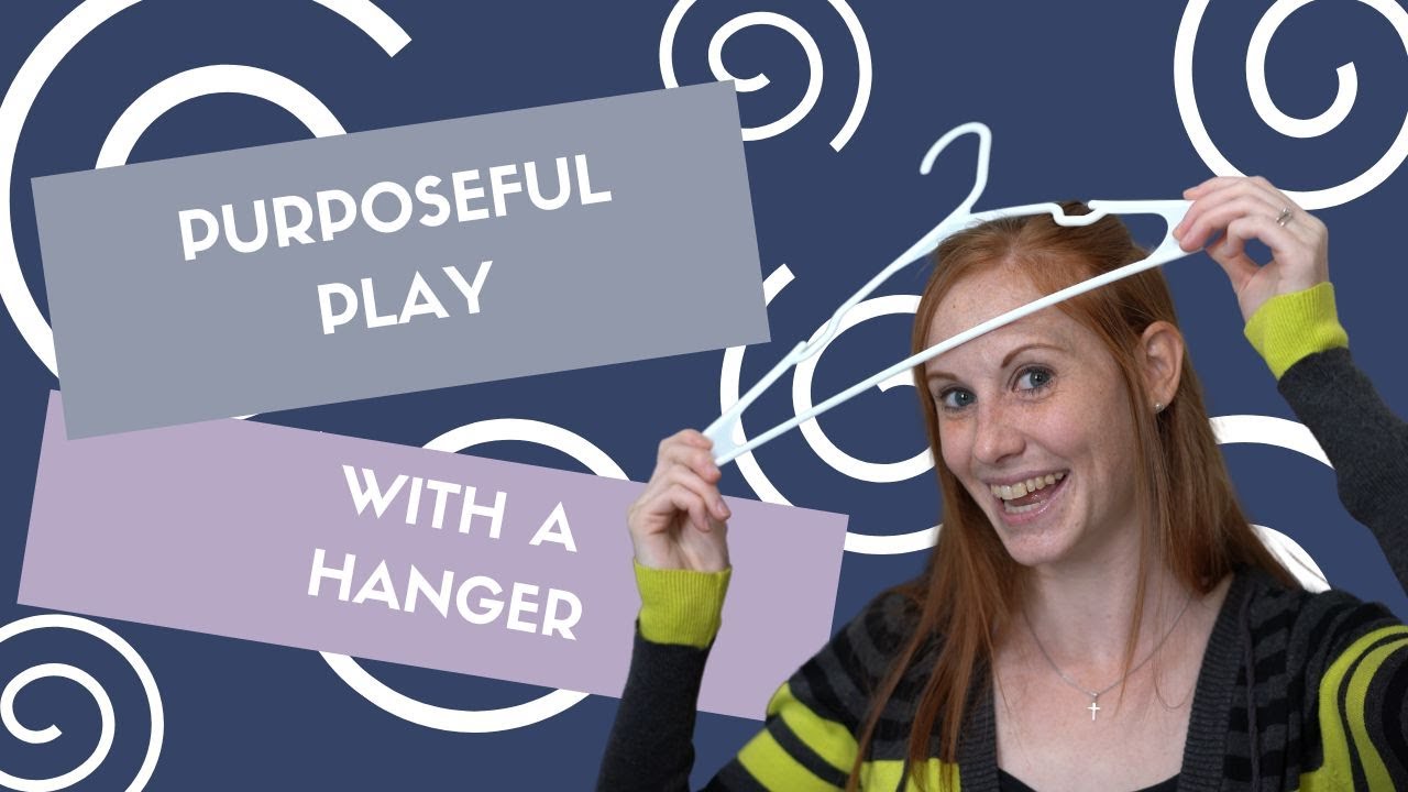 Purposeful Play with a Hanger - YouTube