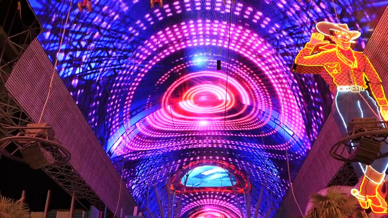 Viva Vision light show Fremont Street Experience in Downtown Las Vegas ...