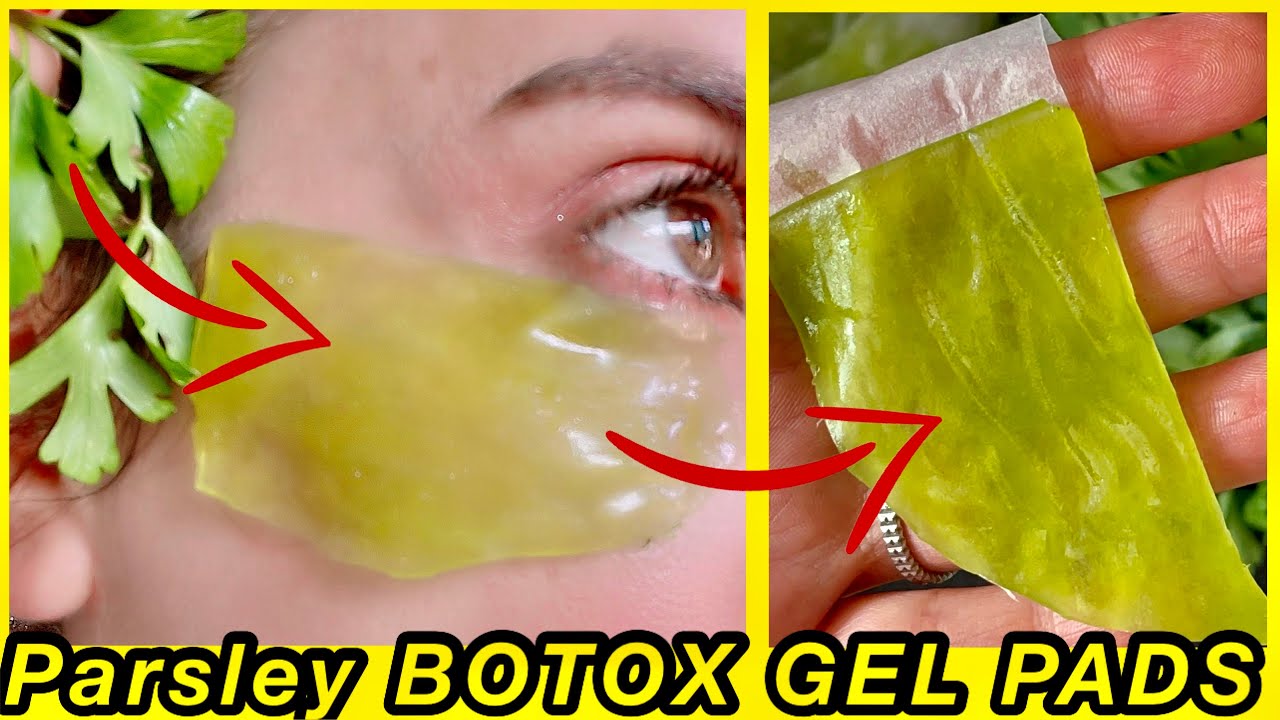 Apply PARSLEY BOTOX GEL PADS 7 Nights, Say Goodbye to WRINKLES & DARK ...