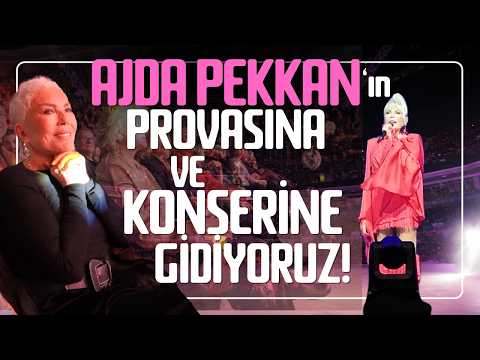 AJDA PEKKAN'IN PROVASINA VE KONSERİNE GİDİYORUZ! | Her Şeyi Vlogladım! 📸 |  Semiramis Pekkan