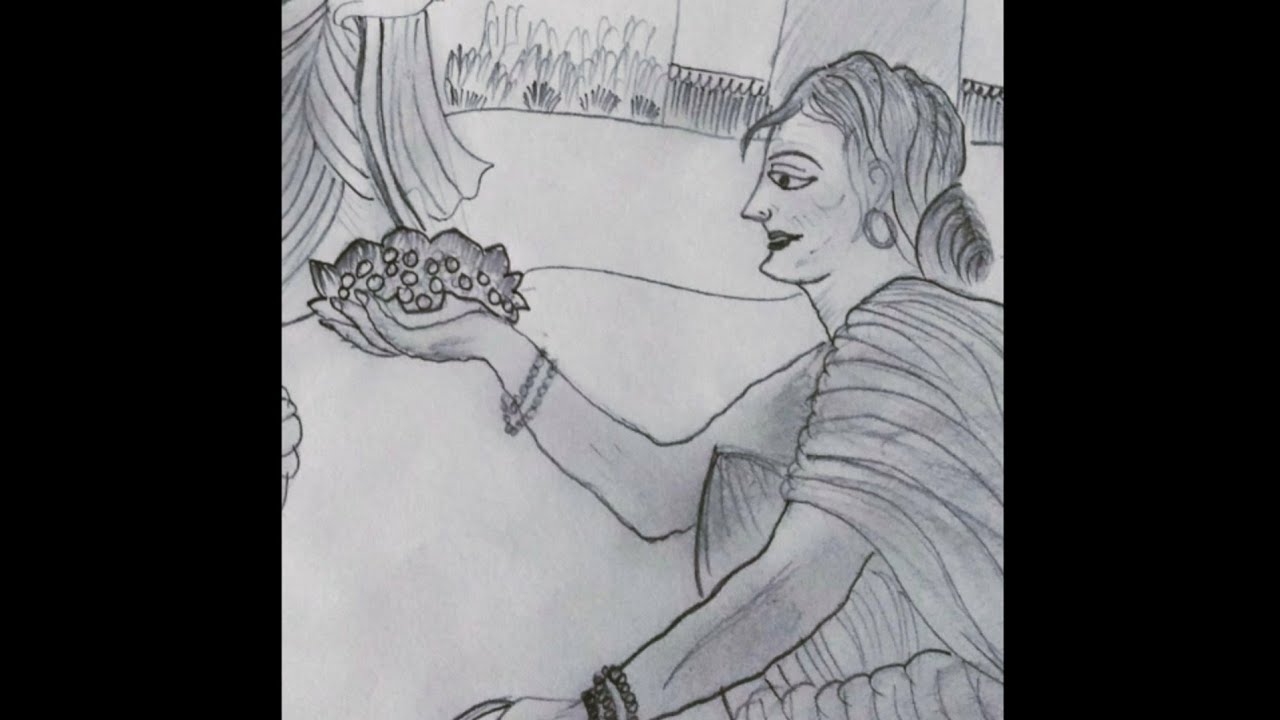 how to draw Ram aur Laxman / Shabri ke joothe ber khate huye Ram ...