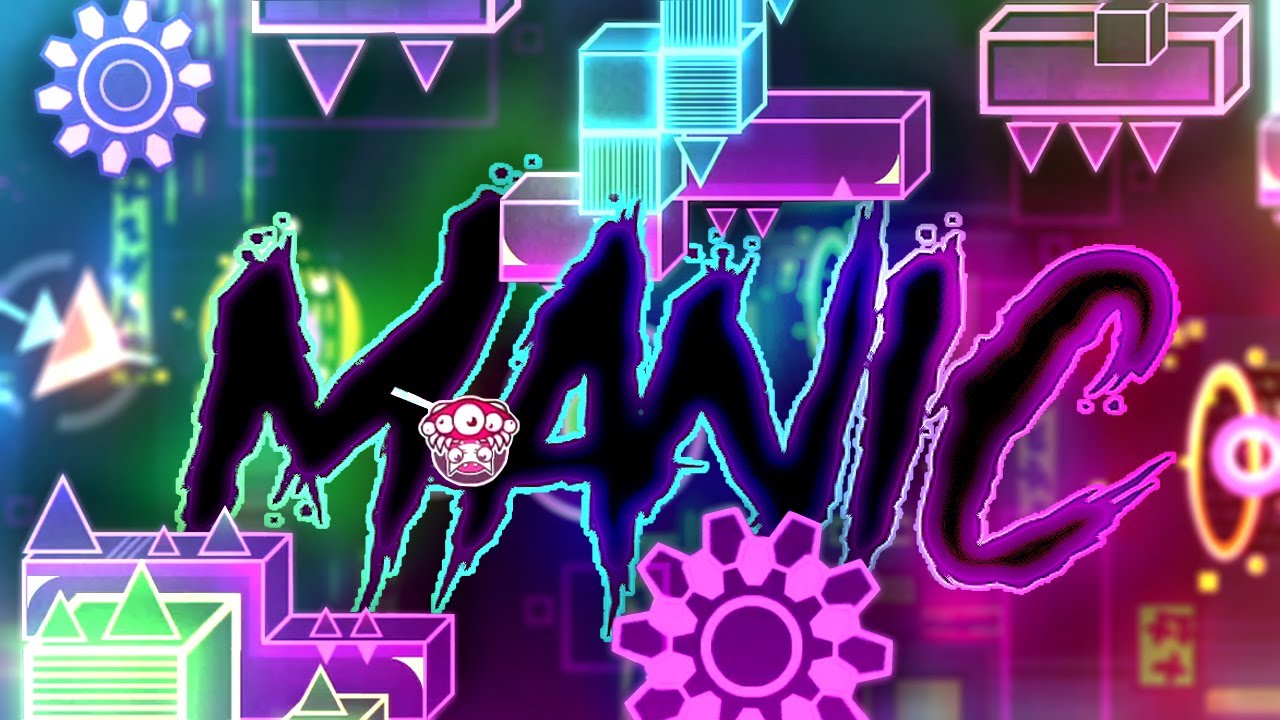 'MANIC' 100% (Demon) by BowtieGD and More | Geometry Dash - YouTube