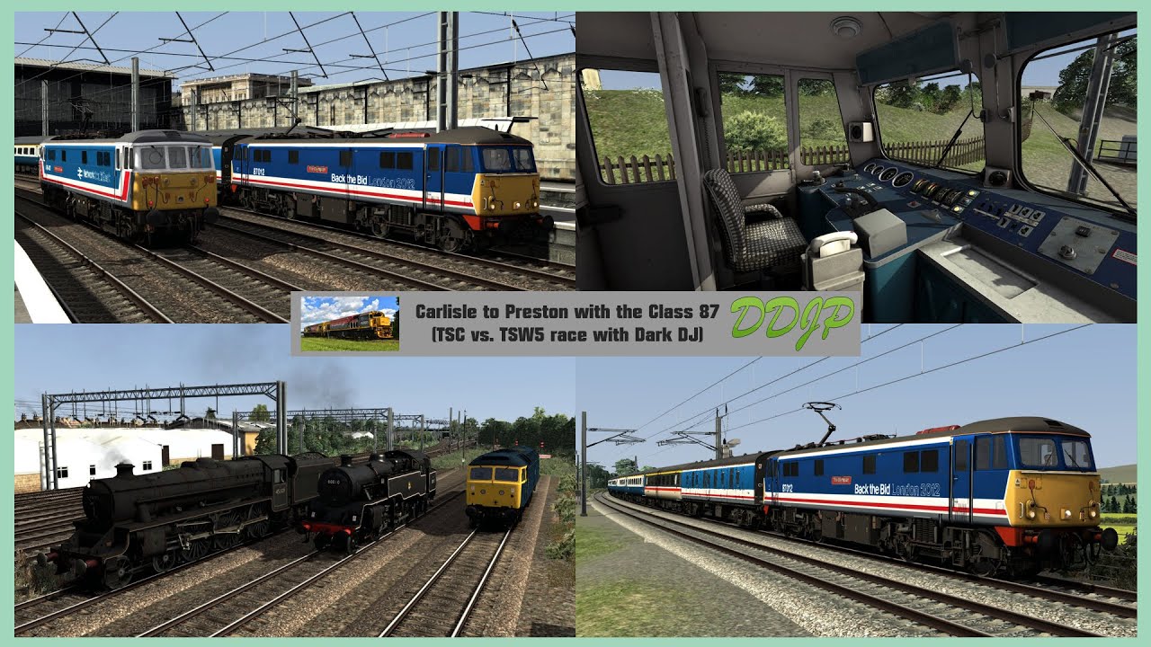 Racing down the WCML with Dark DJ ~ Train Simulator and Train Sim World ...