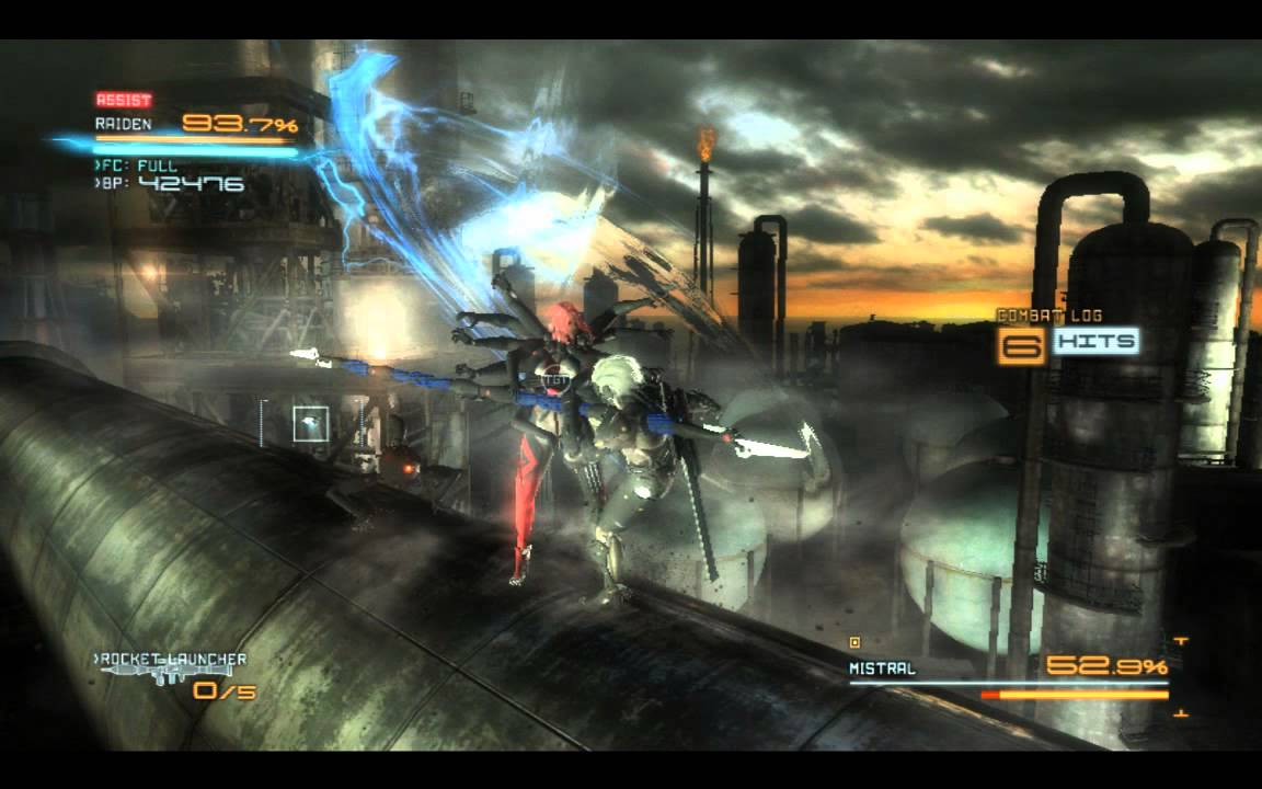 METAL GEAR RISING REVENGEANCE:Mistral Encounter!!! - YouTube
