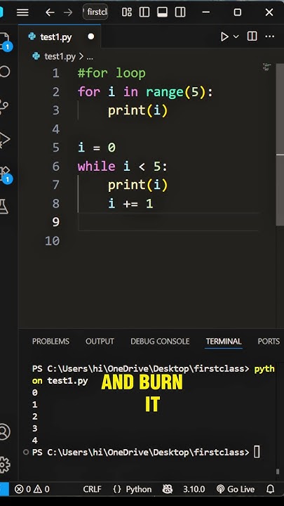 Python Loops in 30 Seconds – For vs While#shorts #kody - YouTube