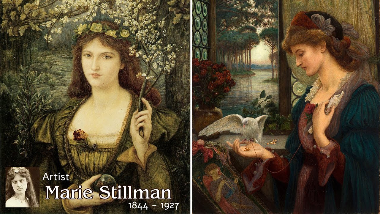 Artist Marie Spartali Stillman (1844 - 1927) | WAA - YouTube
