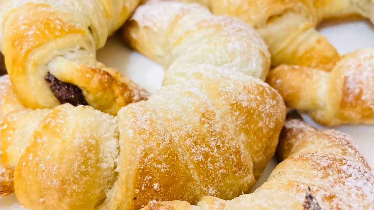 Kruasan/ How to make Croissant🥐КРУАССАНЫ из слоеного теста/Կրուասան ...