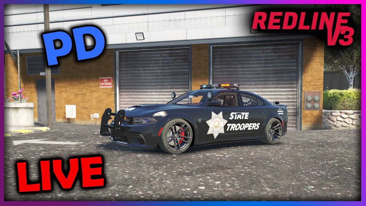 Redline RP V3 - GTA 5 Roleplay - PD Action - YouTube